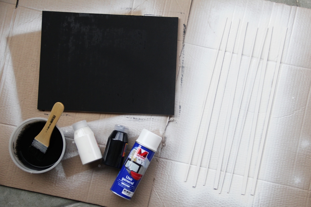 Cinema light box DIY – Golden Strokes